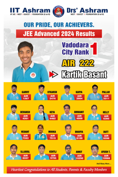 WELCOME TO IIT ASHRAM - VADODARA For IIT-JEE, NTSE, NSEJS, KVPY ...
